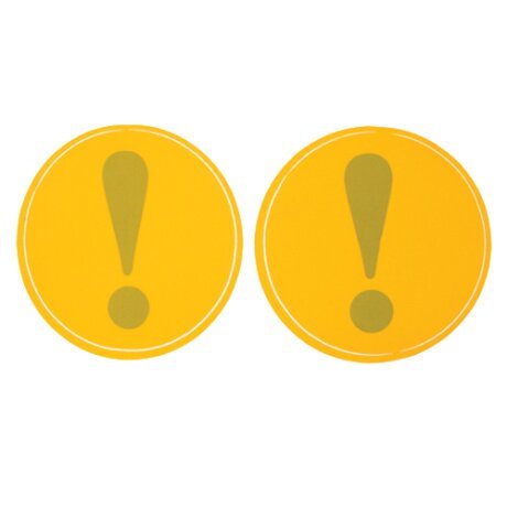 Autocolant Semn incepator 2buc - Ø 8,5cm - Interior - Cridem