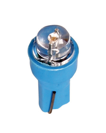 Bec tip LED 12V iluminat bord soclu pl. T5 W2x4,6d 5buc - Violet - Cridem