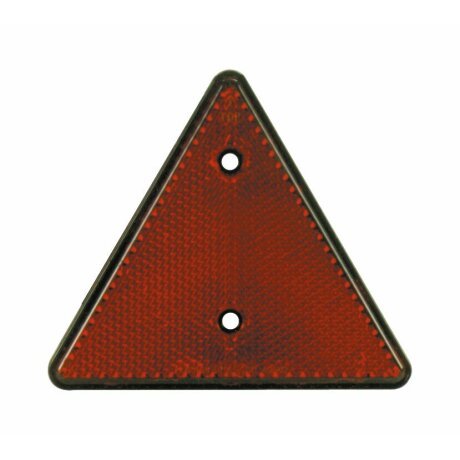Triangular reflector - 150 mm - Red - Cridem